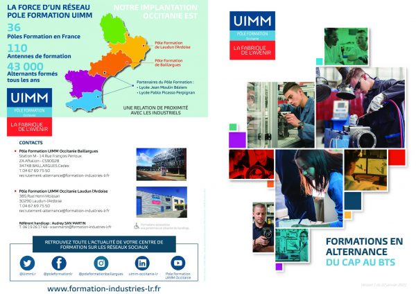 plaquette alternance du cap au bts 2020 | Pôle Formation UIMM Occitanie