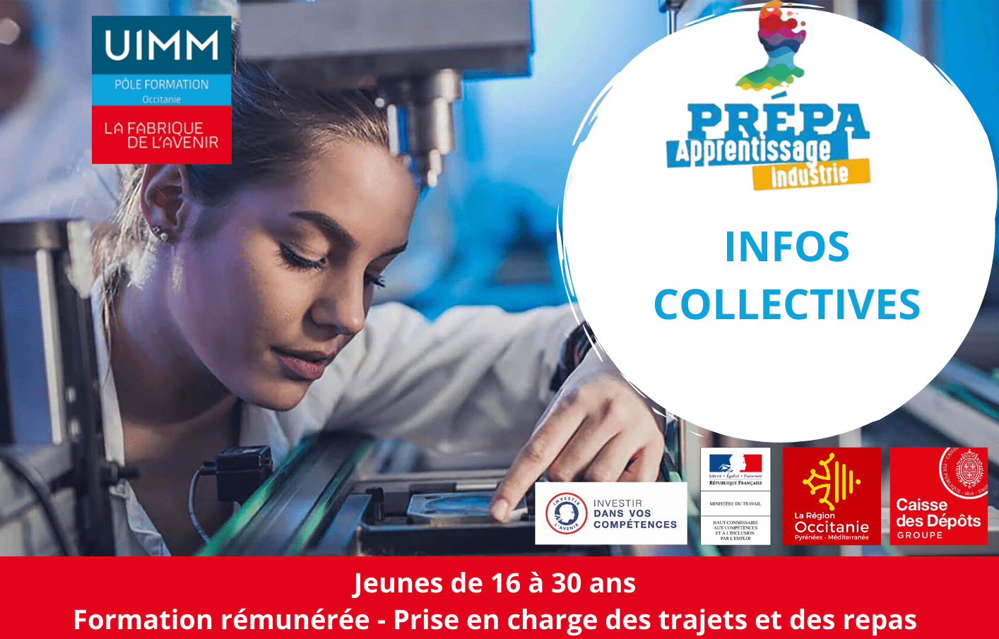 Prépa Apprentissage Industrie | Pôle Formation UIMM Occitanie