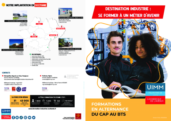 plaquette alternance du cap au bts 2024 VF BD | Pôle Formation UIMM Occitanie
